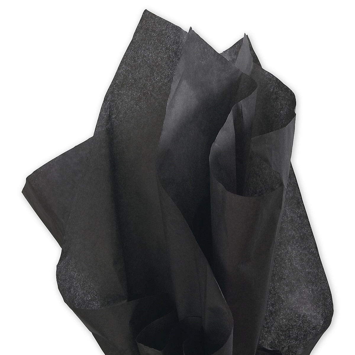 Black Tissue Paper (100 Sheets) for Gift Wrapping, Packaging, Floral, Birthday, Christmas, Halloween, DIY Crafts and More 15" X 20"
