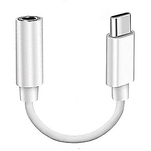 USB C to 3.5mm Headphone Jack Adapter Compatible with Pixel 6 5 4 3 2 XL, iPad Pro 2022 2021 2020 2018, Sony HTC Moto Samsung Galaxy S21 S20 Ultra S20+ Note 20 10 S10 S9 Plus and More