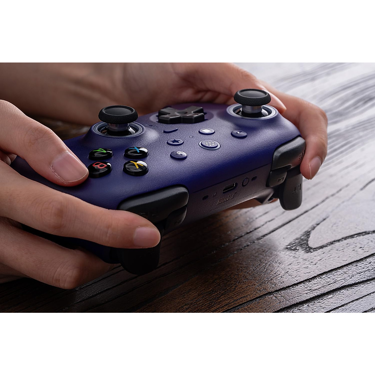 8BitDo Ultimate 2 Wireless Controller for Windows & Android, Gaming Controller with TMR Joysticks, Switchable Hall Effect/Tactile Triggers, RGB Fire Ring, 8Speed Wireless Tech, Purple
