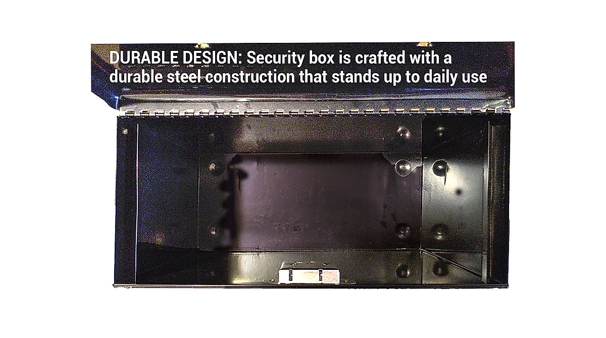 Master Lock File Box with Lock - Secure Steel Storage for Documents