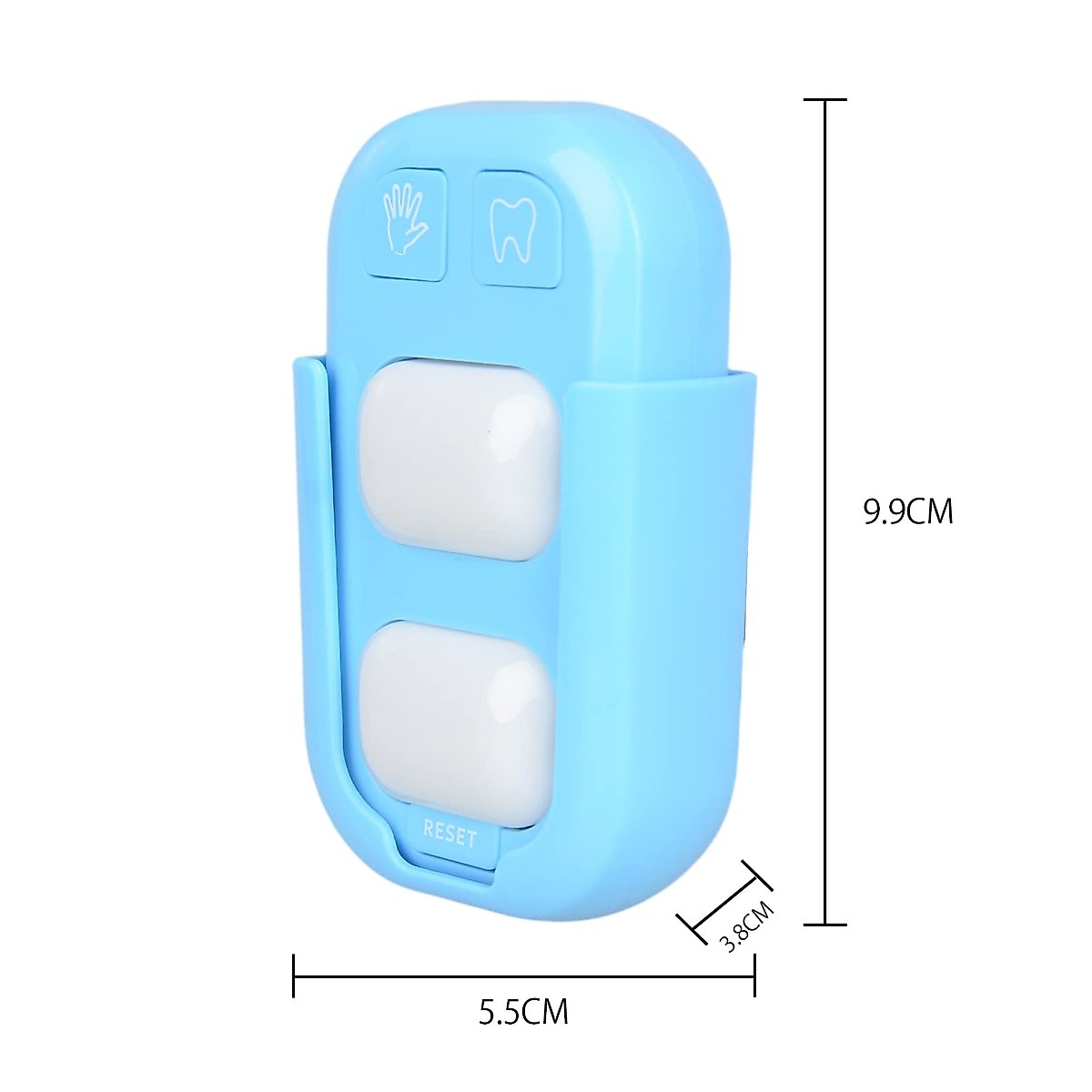 SOARING Timer for Kids, 2 Minutes Teeth Brushing and 20 Seconds Hand Washing Timer, Color Indicator Timer for Children Training Stick on Bathroom