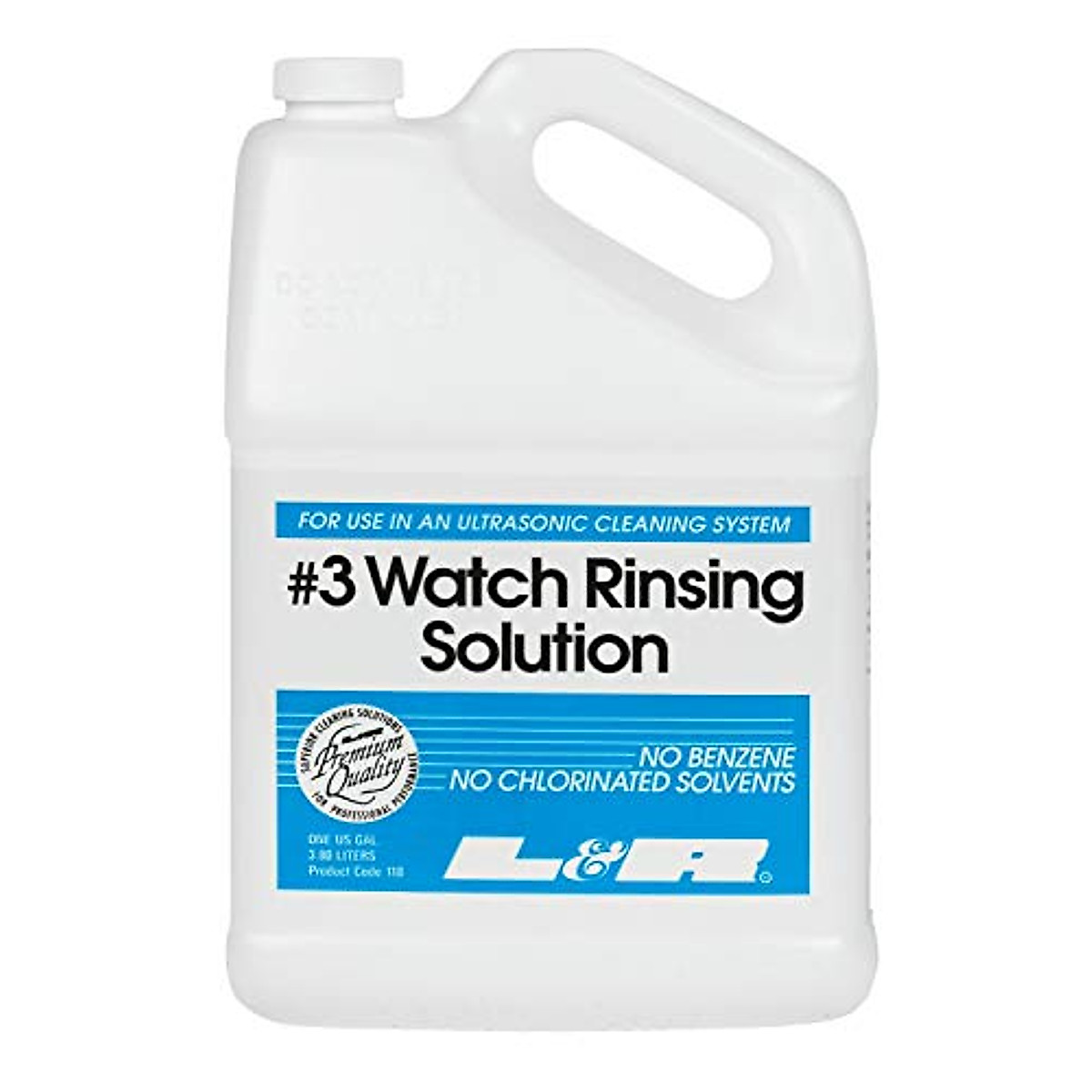 L And R #111 Ultrasonic Waterless Watch Cleaning and #3 Watch Rinsing Solution