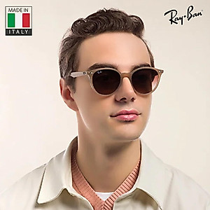 Ray-Ban RB4305 Phantos Shape Sunglasses With Eyewear Kit Bundle - High Bridge Fit - Ideal Formal and Casual Wear Retro Sunglasses