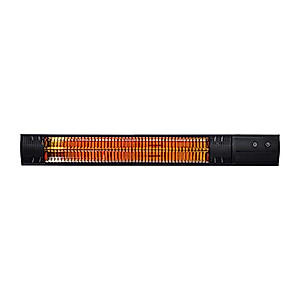 Newair Outdoor Electric Infrared Wall Patio Space Heater, 1500 Watts, Rose Gold Radiant Tube Heating, Remote Control, 2 Wall Mounts, Mounting Hardware for Outdoor Spaces, Patios, Porches and More