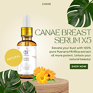 Pure Pueraria Mirifica Extract Serum Oil Natural Breast Lifting Enhancement and Enlargement Growth, Firming Big Chest for Women 1.05 oz, by CANAE