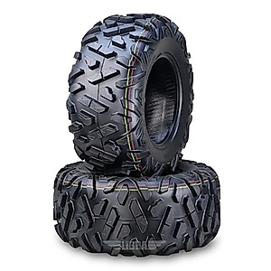 WANDA Set 2 ATV UTV Tires 25X10-12 25X10X12 6PR Bighorn Style