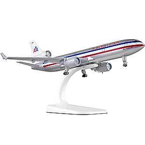 Busyflies 1:300 Scale MD-11-American Airplane Models Alloy Diecast Airplane Model