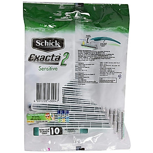 Schick Exacta2 Sensitive Disposable Razor 30p (10 Count x 3Pack)