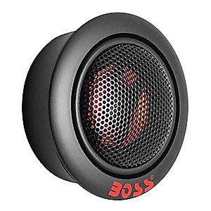 BOSS Audio Systems TW12 Car Door Tweeters - 200 Watts Max, 1 Inch Polyimide Dome, Use with Speakers and Stereo, Sold in Pairs