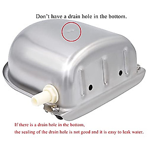 LIUCOGXI Automatic Dog Water Bowl Dispenser Stainless Steel Automatic Livestock Waterer Cattle Water Feeder Trough with Float Valve for Animal Cow Cattle Dog Horse Donkey