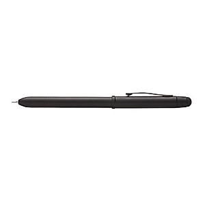 Cross Tech3+ Refillable Multi-Function Ballpoint Pen with Stylus, Medium Ballpen And Pencil, Includes Premium Gift Box - Satin Black