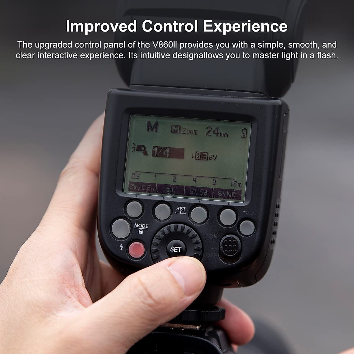 Godox V860II-N TTL Flash with Xpro N Wireless Flash Trigger for Nikon High-Speed-Sync Speedlite Light 2.4g Wireless X System 1/8000s Gn60 650 Full Power 2000aah Li-Ion Battery