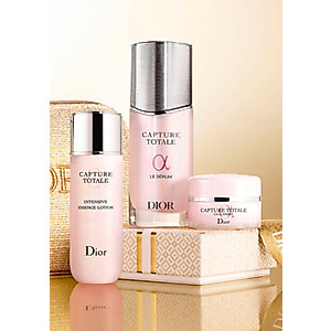 Dior Capture Totale Cell Energy Super Potent Serum, Firming and Wrinkle Rich Creme, Prestige Mask Concentrate Anti-Aging Skincare Gift Set (Travel Sizes)