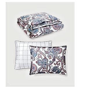 Lauren Ralph Lauren Carter Multi Paisley 3 Pc King Duvet Cover Set (King)