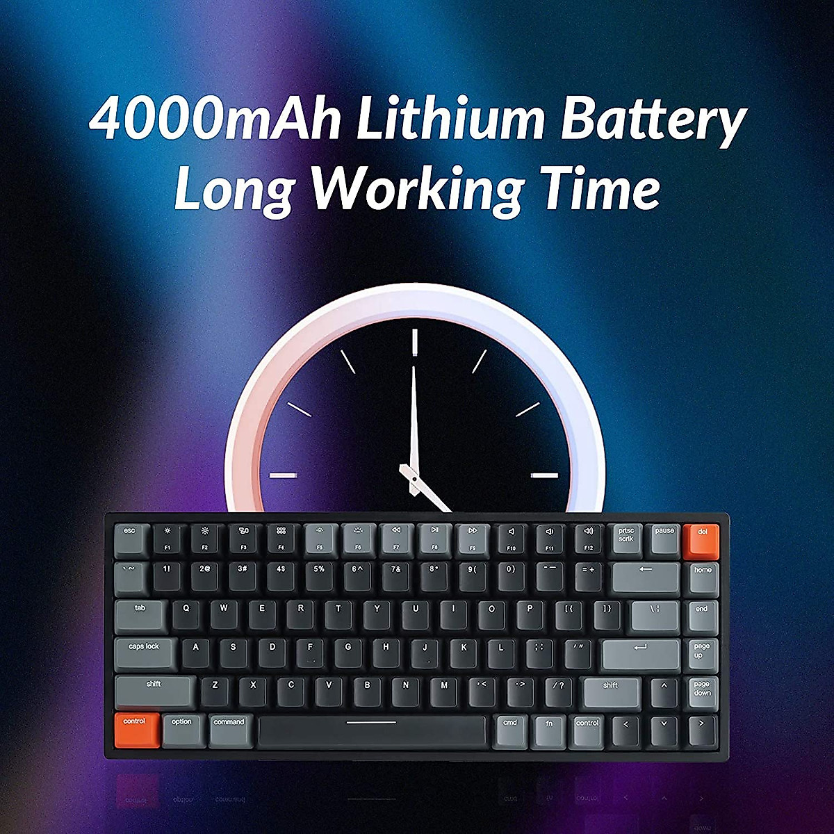 Vissles V84 Wireless Bluetooth/USB Wired Mechanical Keyboard with Wrist, Hot Swappable Mechanical Gaming Keyboard Compact 84 Keys, Tenkeyless RGB Dynamic Backlit for Mac Windows (hot swappable-Brown)