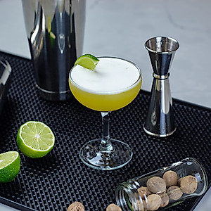 The Art of Craft Japanese Jigger: 1oz 2oz Stainless Steel Double Cocktail Jigger with Measurements Inside – Measuring Tool for Bartenders