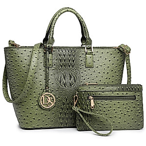 Dasein Tote Bag for Women Large Satchel Purse Handbag Shoulder Bag Work Bag Hobo Bag with Matching Wallet