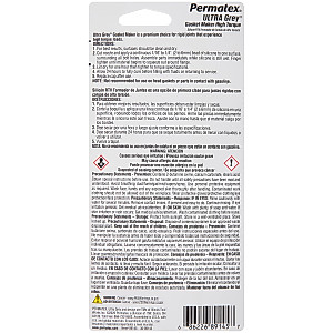 Permatex 82194 3.5 Oz Ultra Grey Gasket Maker