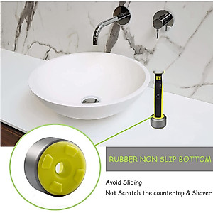 Shaver Razor stand Philips Norelco One Blade QP2520 & QP2630,Aluminum Alloy Men's Shaving Stand Bathroom Sink, Desk, Counter, Dresser, or Travel (Gray+Green), Green+Black,Silver+Black,Gray+Green