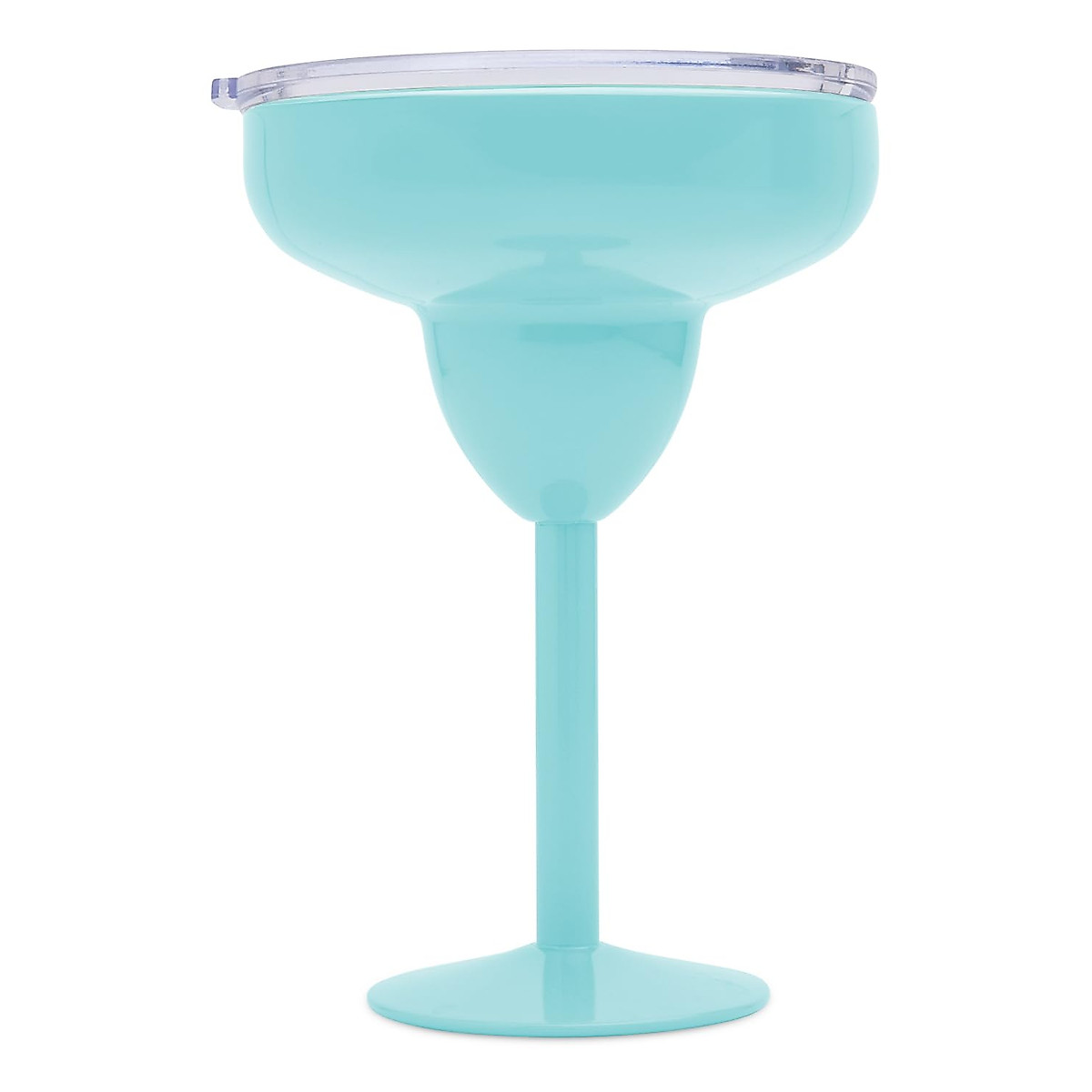 Better Dweller Vacuum-Sealed Metal Margarita Glass with Lid, Insulated Tumbler Mug, Steel Cup for Vacation, Pool, and Ice Cold Margs on the Beach (Blue)