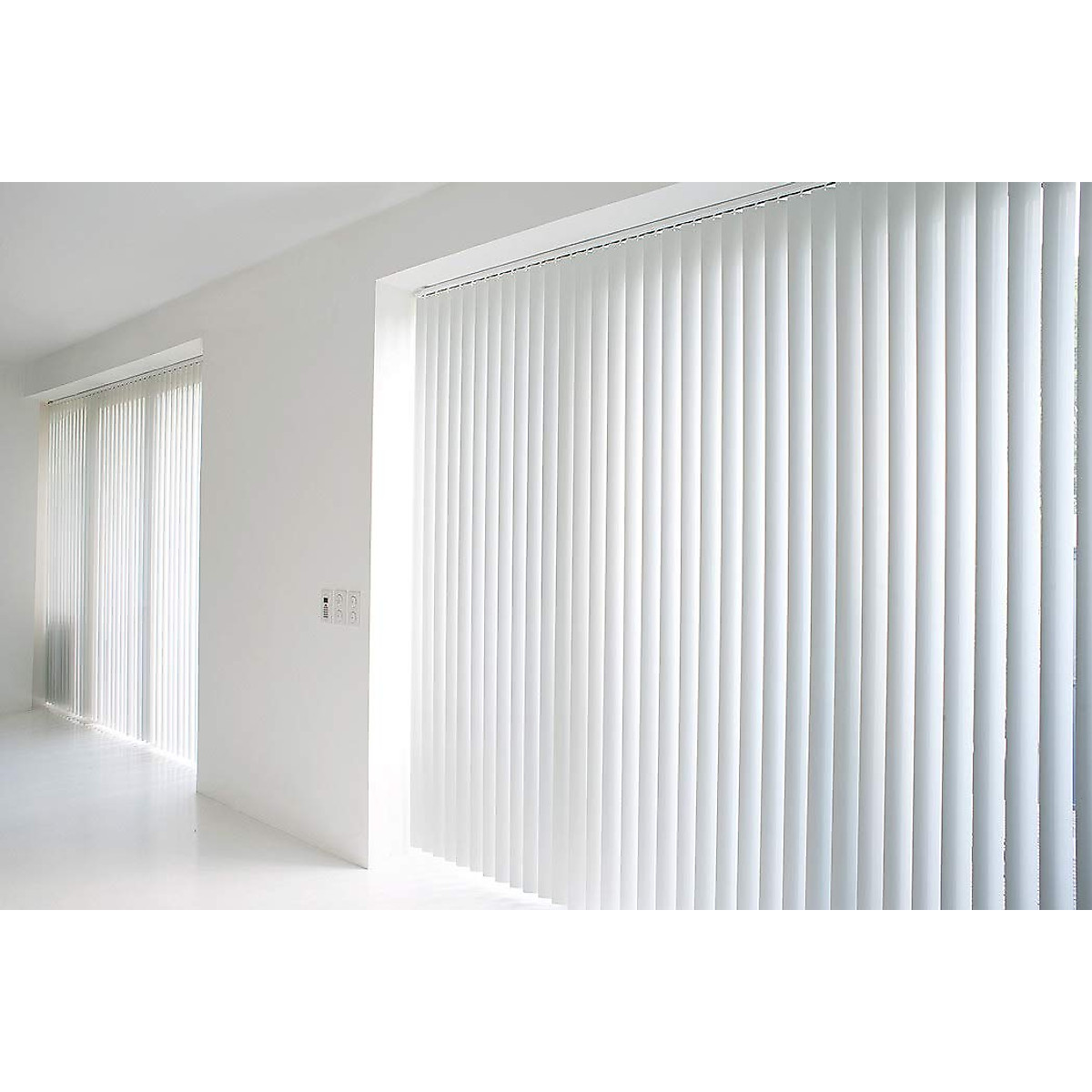 Vertical Blinds Replacement Slats Heavy Duty PVC Smooth Curved (White) You Pick Size and Quantity (82.5 Inches) (34 Pack)