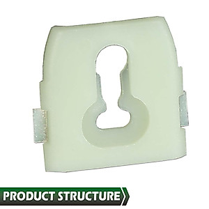 GRAND ORANGE Body Side Belt Moulding Molding Trim Clips 10pcs Compatible with Ford F100 F150 F250 F350 1973 1974 1975 1976 1977 1978 1979/Fit Ford Broncos 1978-1979