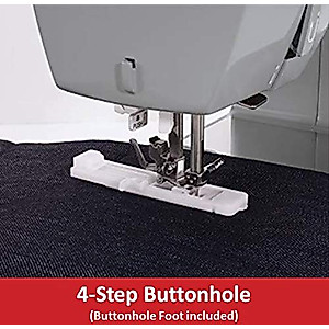 SINGER | 4411 Heavy Duty Sewing Machine With Accessory Kit & Foot Pedal - 69 Stitch Applications - Simple & Great For Beginners