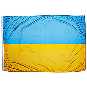 Annin Flagmakers Ukraine Flag USA-Made to Official United Nations Design Specifications, 4 x 6 Feet (Model 221646)