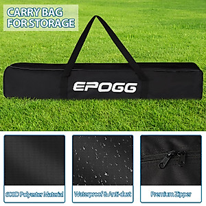 Hamino Pickleball Net Set, 22ft Official Size Pickle Ball Net, Pickleball Set with Net - 4 Paddles 2 Balls Carrying Bag Strong Steel Frame, Portable Indoor Outdoor Driveway Fun for All Ages