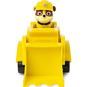 Paw Patrol, Rubble’s Bulldozer Vehicle with Collectible Figure, for Kids Aged 3 and Up