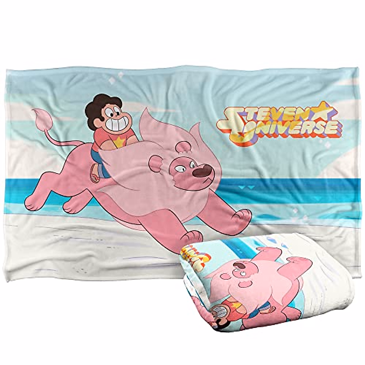 Steven Universe Steven and Lion Officially Licensed Silky Touch Super Soft Throw Blanket 36" x 58"