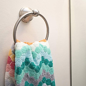 Design House 532895 Allante Towel Ring, Polished Chrome