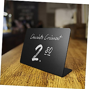 Ciieeo 4pcs Mini Blackboard Easel Wedding Party Chalkboard Double Sided Chalkboard Wedding Display Blackboard Mini Chalkboard Acrylic Blackboard Writing Board Small Blackboard Household