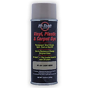 Hi-Tech Light Beige Vinyl Plastic & Carpet Aerosol Dye