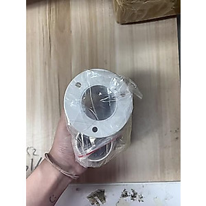 2Pcs Deck Flanges for Above Ground Pool Ladder Steps, Stainless Steel Flange Rod End Holder Deck Anchors Flange Cast, Pool Ladder Anchors Mounting Flanges Replacement Parts for 1.5" Pool Handrails