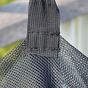 ASkinds Camping Drying Rack 3 Layers Hanging Dry Net Folding Mesh Hanger Outdoor Tableware Food Vegetables Dryer Rack with Zippers for Camping Hiking Fishing BBQ(Black)