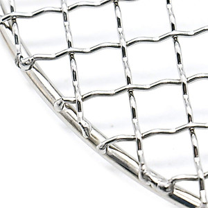 Turbokey Round Canning Rack Stainless Steel with 2" Height Legs Dia 8.25" Heavyweight Cross Wire Steaming Cooling Barbecue Rack/Carbon Baking Net/Grill/Pan Grate (210mm/8.25")