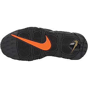 Nike mens Air More Uptempo 96 Basketball Trainers Cj6129 Shoes, Black/Rough Green-pilgrim-blac, 8