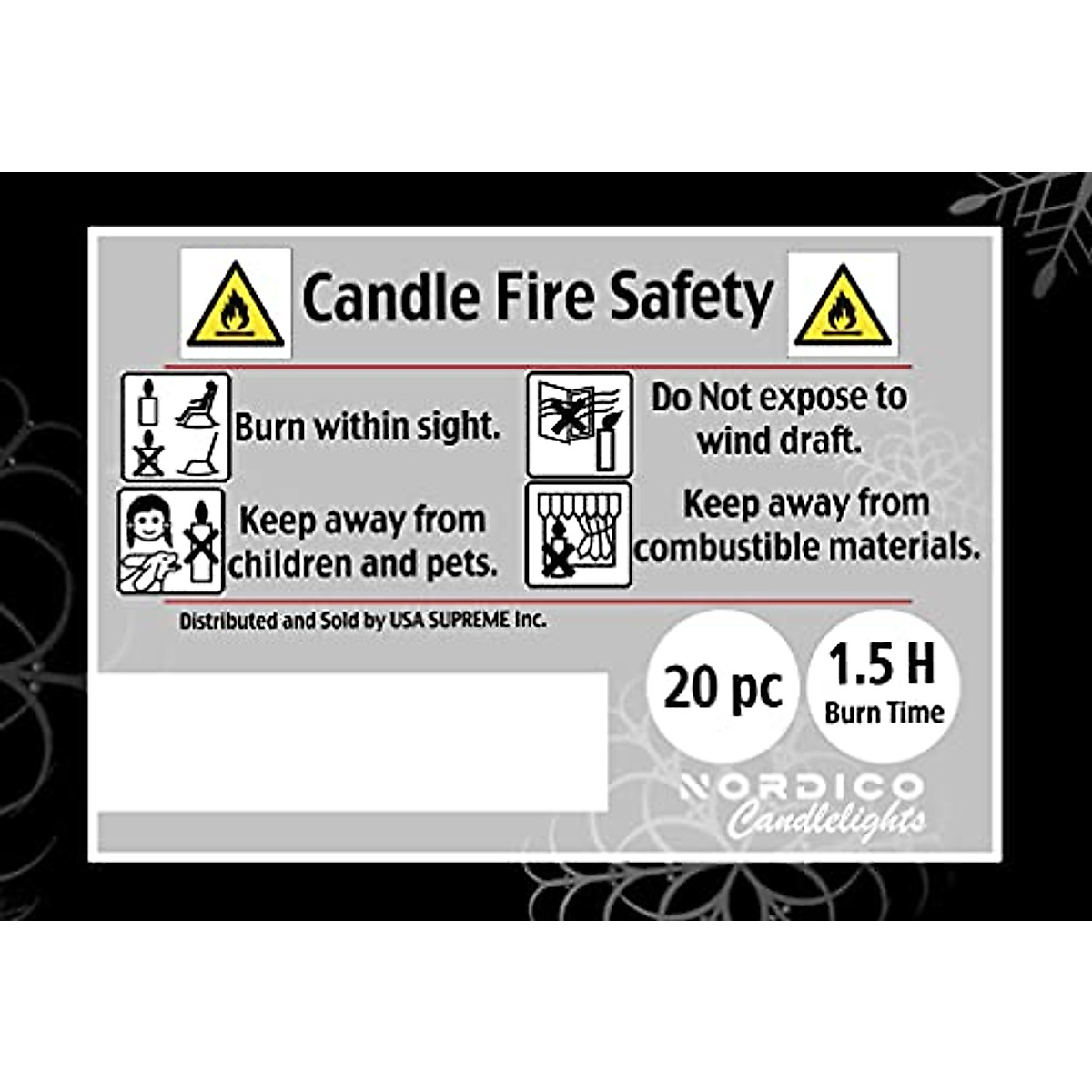 20 pcs Black Candles-Magic Ritual Small Mini Spell Chime Candles-for Pagan and Witchcraft Altars-4 inch X 1/2 inch Diameter - 1.5 Hour Burn Time