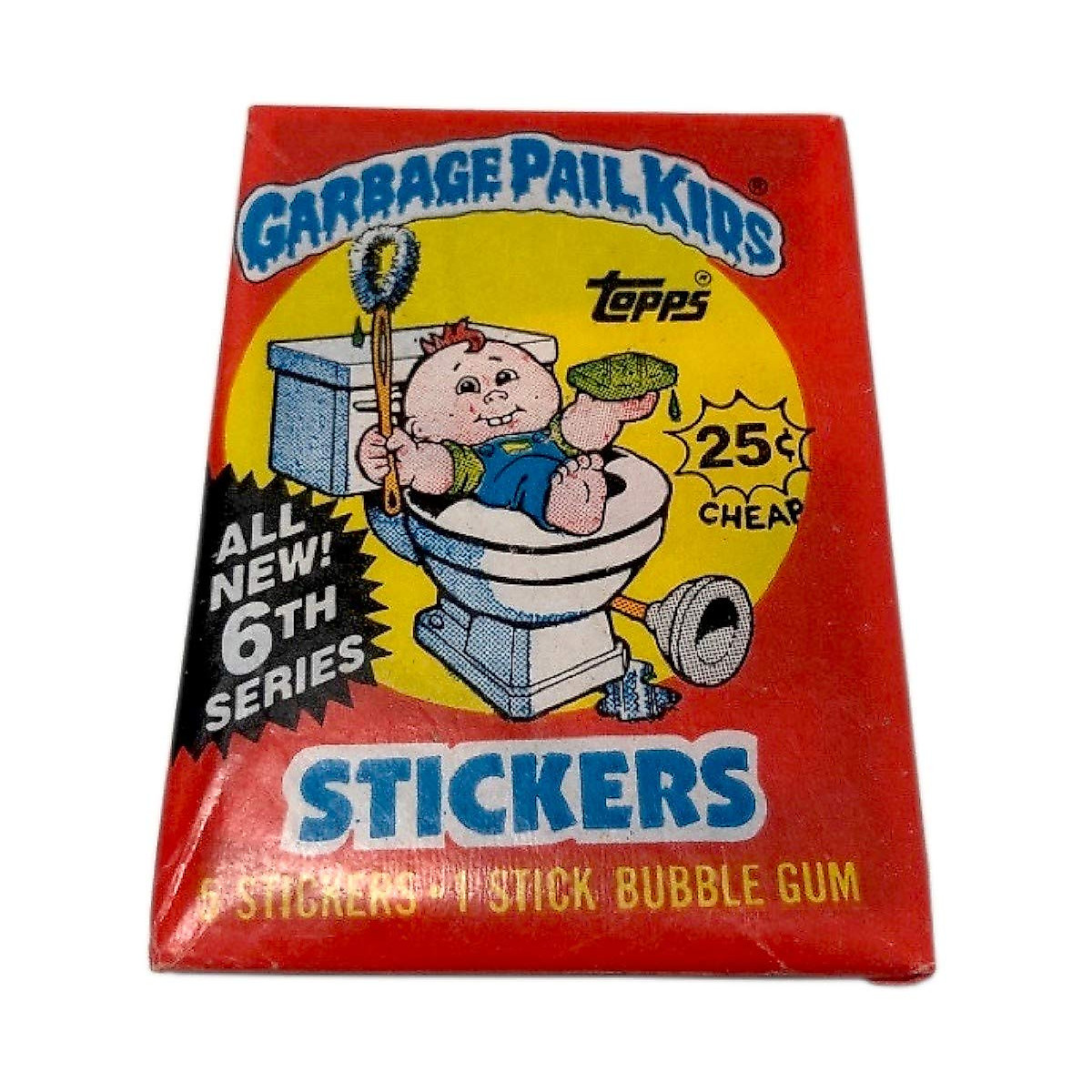 1986 Topps Garbage Pail Kids Original 6th Series 6 OS6 Unopened Pack GPK