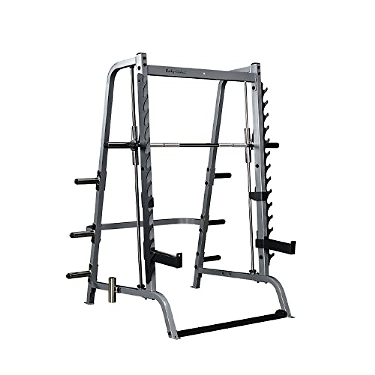 Body-Solid (GS348B) Precise 7° Angle Smith Machine Home Gym - Strength Training Equipment with Adjustable Safeties, Squat Rack Cage, Half Rack & Weight Cage Power Rack - for Amateurs & Professionals