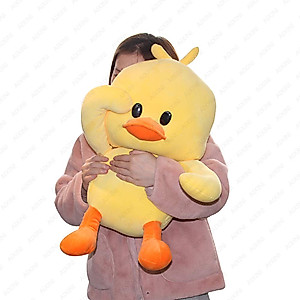 AIXINI 11.8inch Plush Duck Stuffed Animal Soft Toys Yellow Duckling Duckie Stuff, Funny Cuddly Gifts