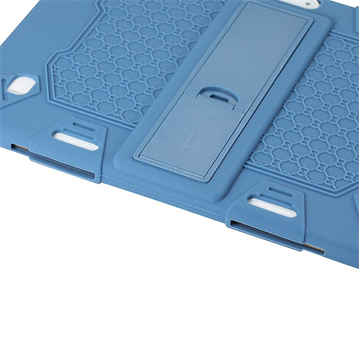 HminSen Case for YELLYOUTH 10.1 inch Android Tablet, Silicone Adjustable Stand Cover Compatible with Hoozo 10,Wecool 10.1 Inch Android Tablet, ZONKO 10.1 Inch Tablet (Black)