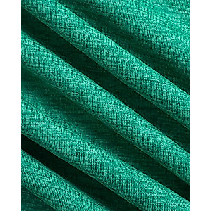 iXtreme Boys' Active T-Shirt - 5 Pack Performance Dry-Fit Short Sleeve Sports Tee - Athletic Workout Shirt for Boys (6-18), Size 6-7, Green/Navy/White/Black/Grey Marble