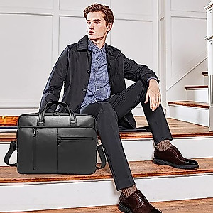 seyfocnia Men's Messenger Bag,17.3 Inch Laptop Briefcase Work Bag Satchel Computer Handbag Shoulder Bag Crossbody Bags for Women Men