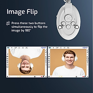 INSWAN INS-2 4K USB 13MP Document Camera with Auto Focus, LED Light, Mic, A3-Size Capture, Compatible with MacOS, Windows, Chromebook for Remote Teaching, Web Conferencing, IWBs, Live Demo