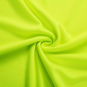 Men's HyperDri Short Sleeve T-Shirt Athletic Cool Running Top (Yellow,L)