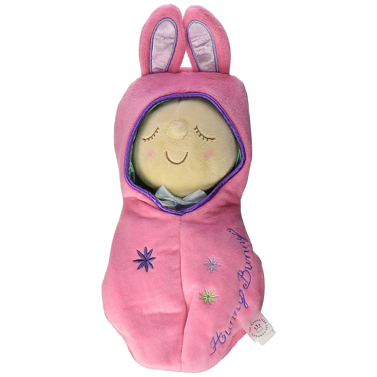 Manhattan Toy Snuggle Pod Hunny Bunny First Baby Doll with Cozy Sleep Sack for Ages 6 Months and Up