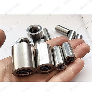 304 Stainless Steel Lengthen Round Nut Standoff Spacer Pillar M3 M4 M5 M6 to M20 (M5*12*Φ10,2)