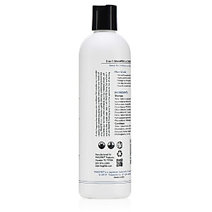 FRAGFRE 2 in 1 Shampoo and Conditioner 12 oz - Fragrance Free Conditioning Shampoo for Short to Medium Hairs - Color Safe Wash and Go - Sulfate Free Cleansing Conditioner for Sensitive Scalps (1 Pack)